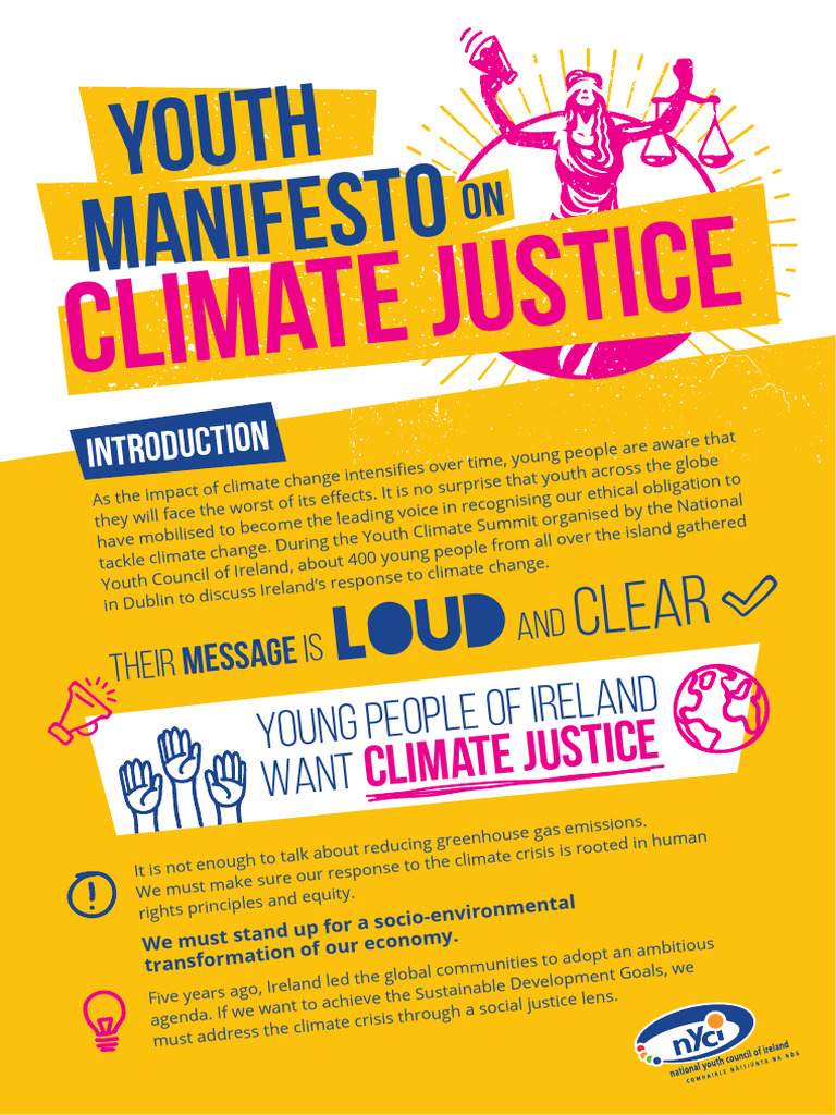 Youth Manifesto on Climate Justice | PDF