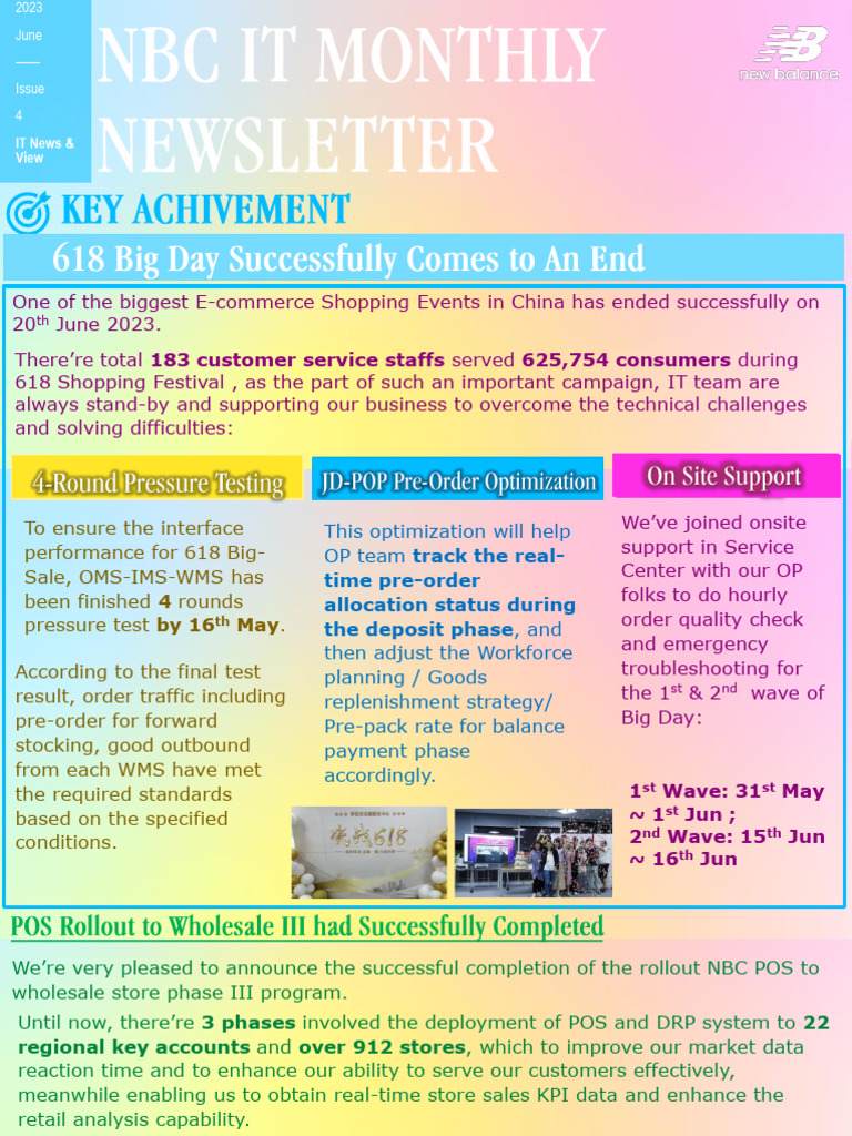 NBC IT Newsletter June 2023 | PDF | Information Technology | Computing