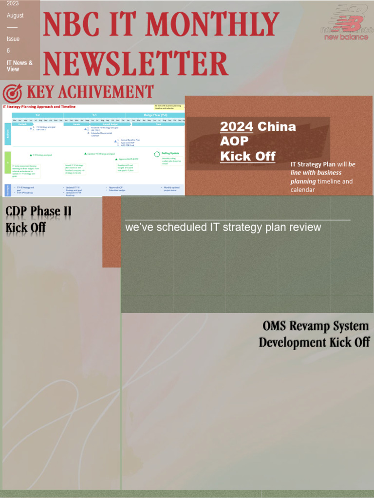 NBC IT Newsletter August 2023 | PDF | Computing | Information ...