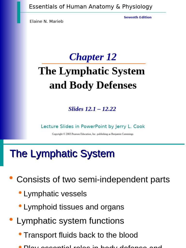 12.1.1 - Lymphatic System & Body Defenses | PDF | Lymphatic System | Lymph