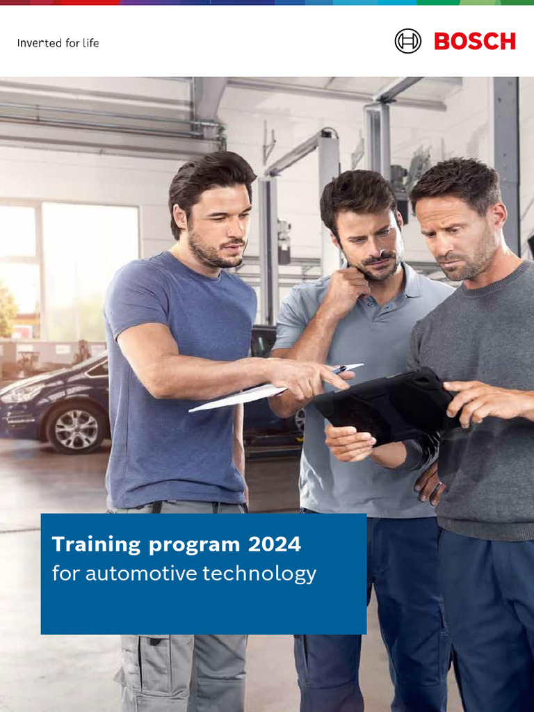 STC Bosch Training Brochure 2024 | PDF | Fuel Injection | Diesel Engine