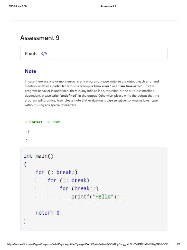 Assesment 9 | PDF