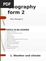 Form 2 Geo Notes New Curriculum - To Be Edited | PDF | Weathering ...