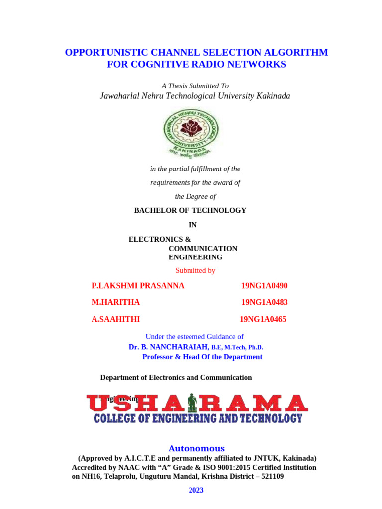 paper] | PDF | Cognitive Radio | Radio Spectrum