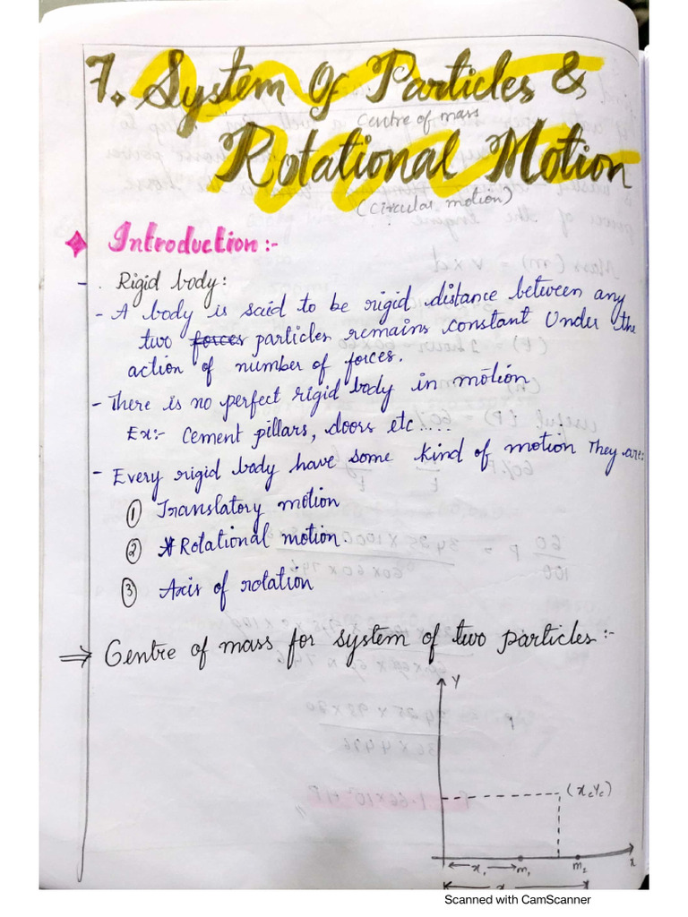 7.system of particles | PDF