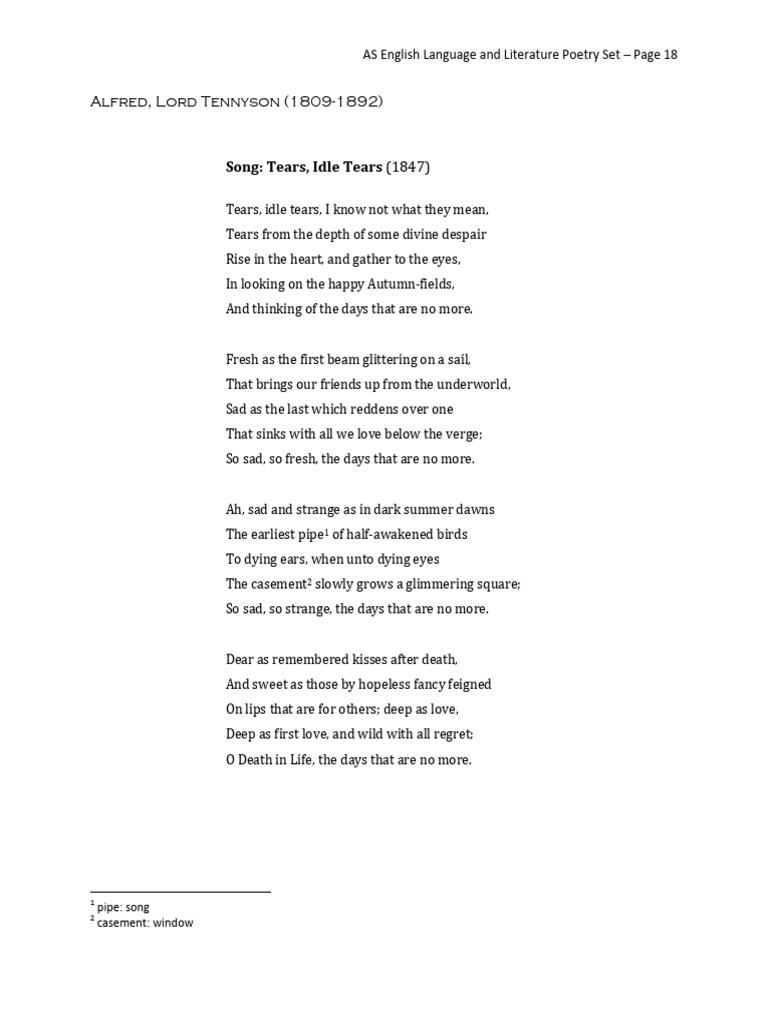 pp17_-_alfred_tennyson_-_song_tears_idle_tears | PDF