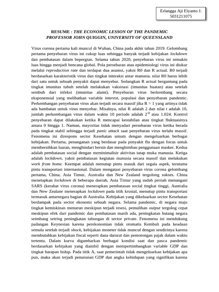 Erlangga Aji - Resume GL | PDF