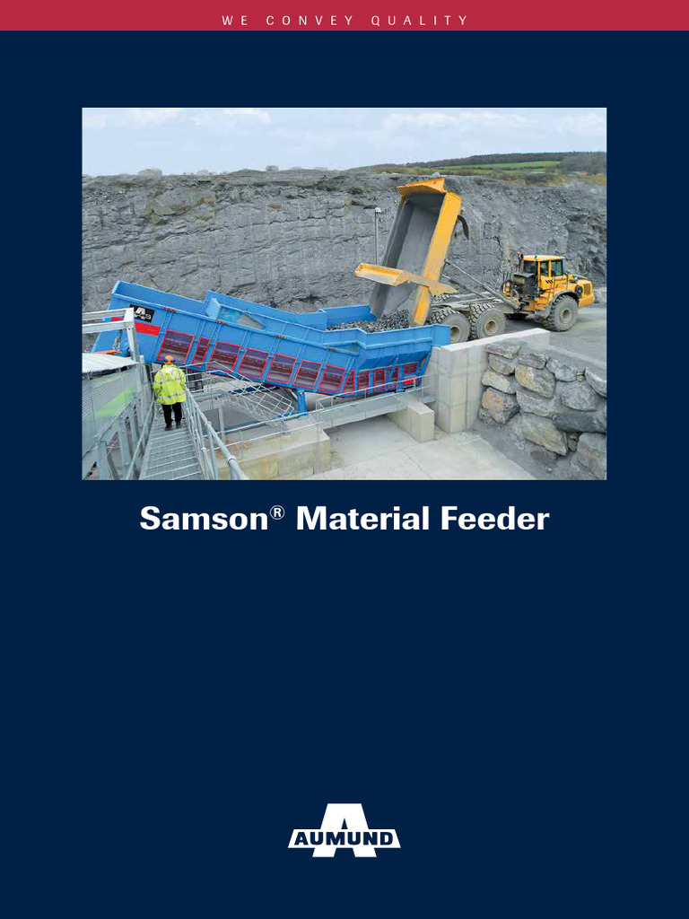 AUMUND - Samson® Material Feeder | PDF | Truck | Cement