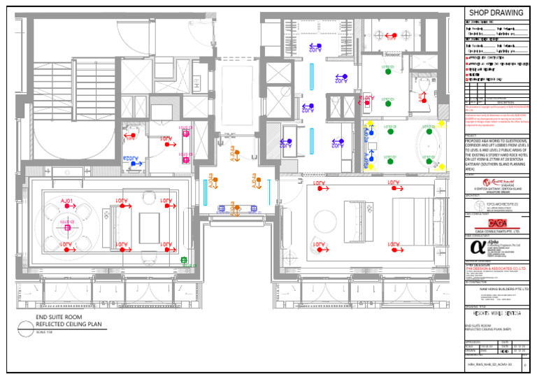 SD - ACMV-30 - End Suite Reflected Ceiling Plan | PDF | Engineering ...