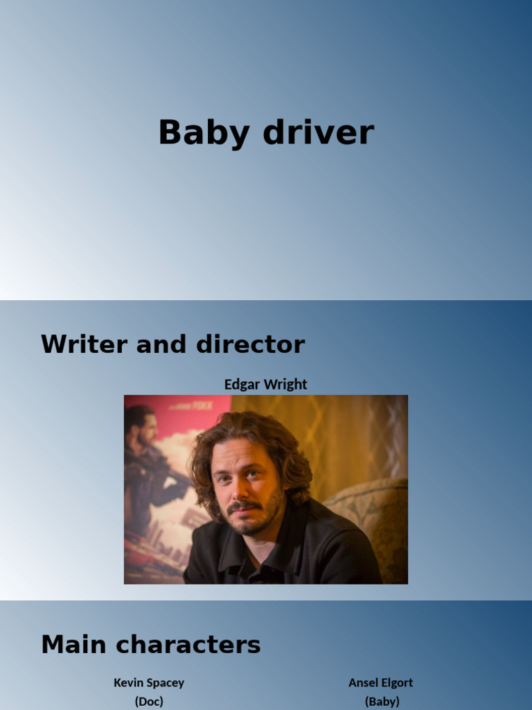 Baby Driver: Main Characters Overview | PDF