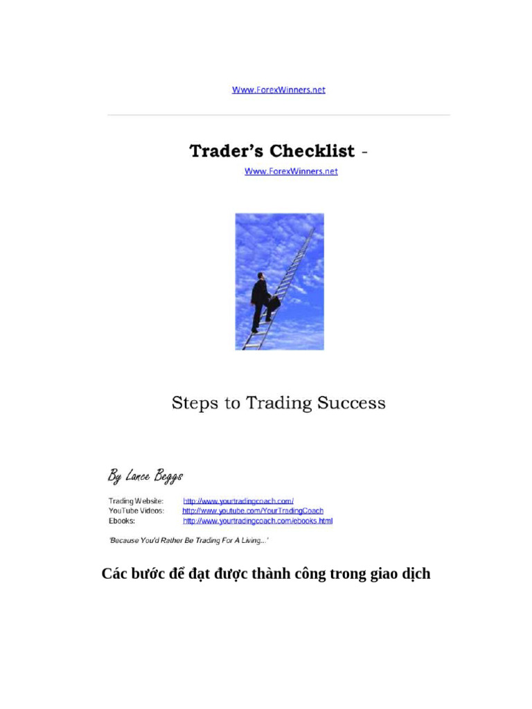 YTC Traders-checklist-DONE | PDF