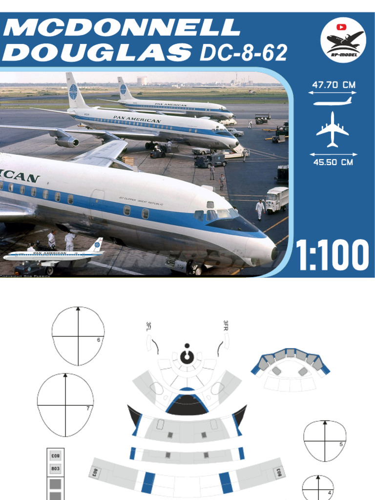 DC-10 Papercraft Assembly Guide | PDF