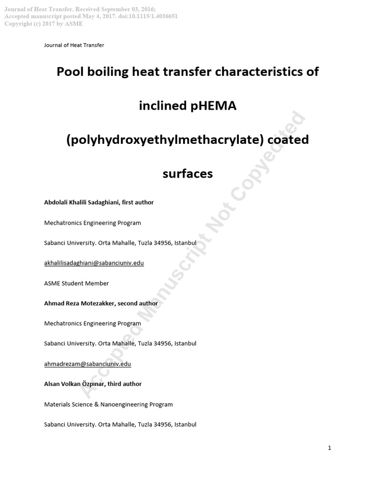 5 May 2017 Pool Boiling Heat Transfer Characteristics of | PDF ...
