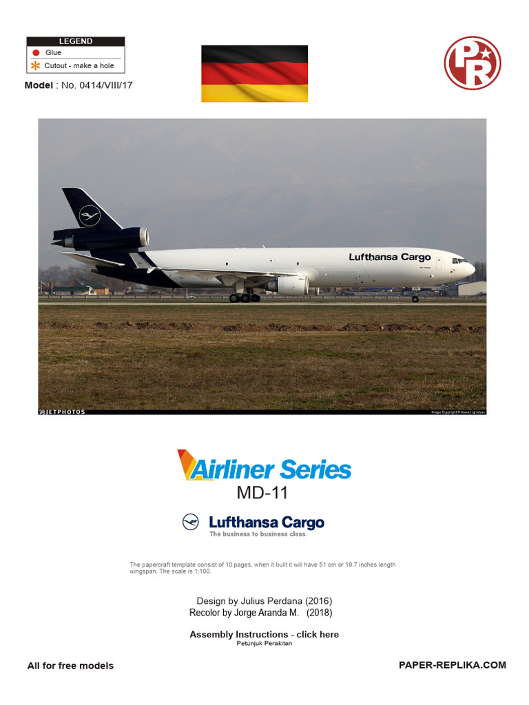 Md-11 - Lufthansa Cargo Correct | PDF | Printing Materials | Office Equipment