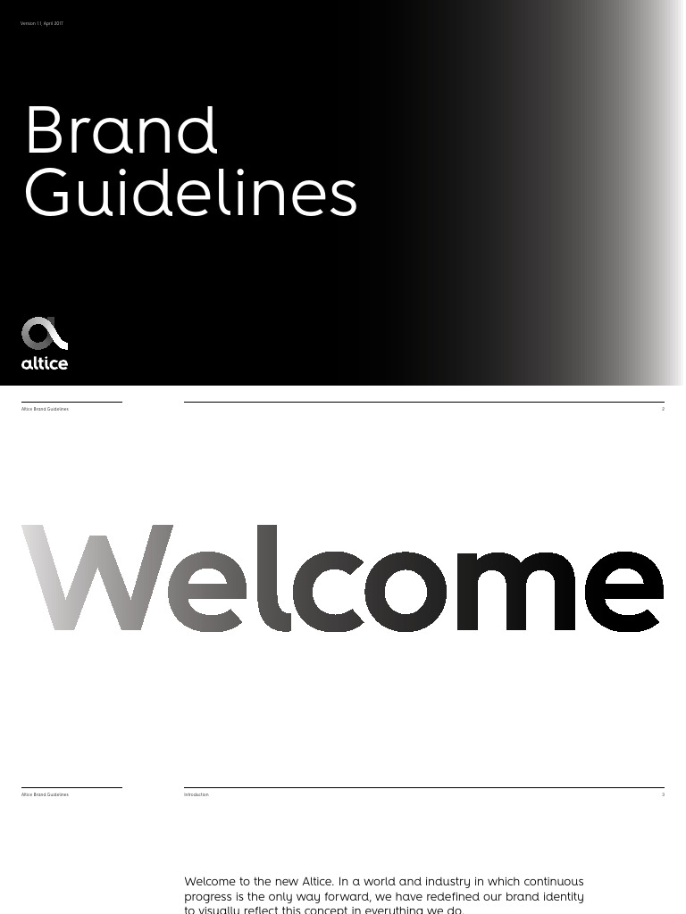 Altice Brand Guidelines Overview | PDF | Logos | Typography