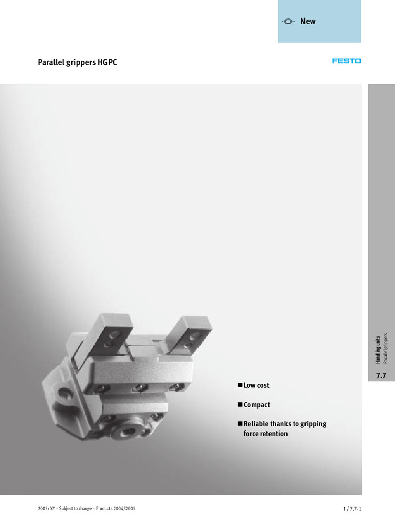 festo HGPC_EN | PDF | Mechanical Engineering | Equipment