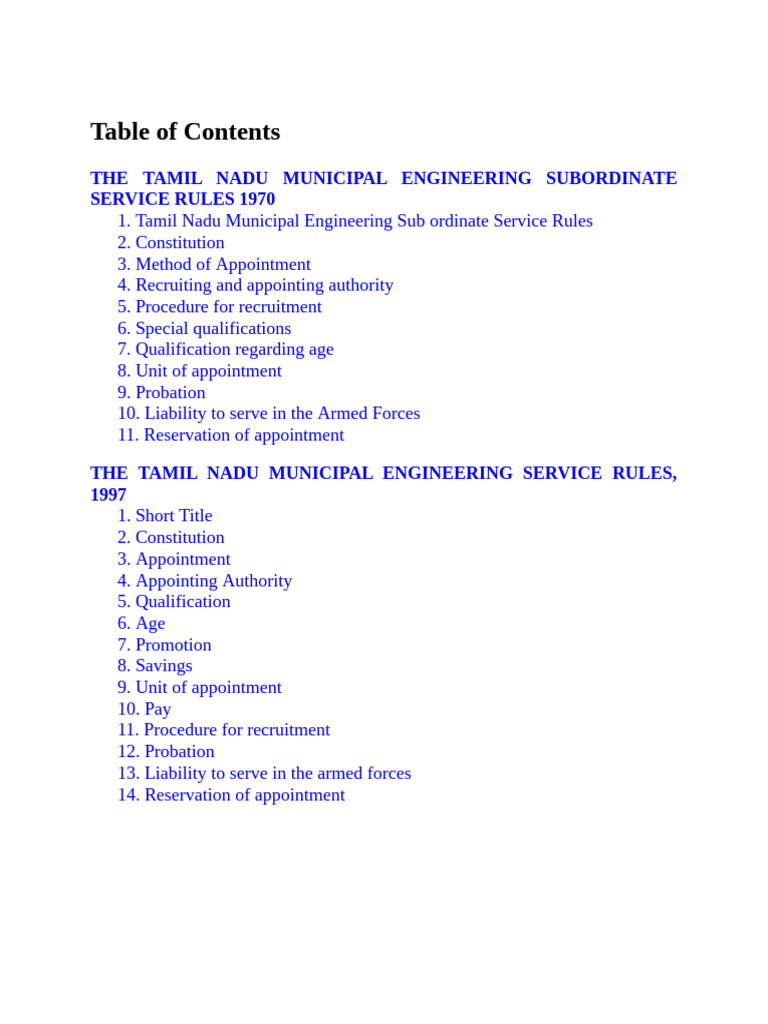 Municipal Engineer Qualification Rules | PDF | Recruitment | Engines