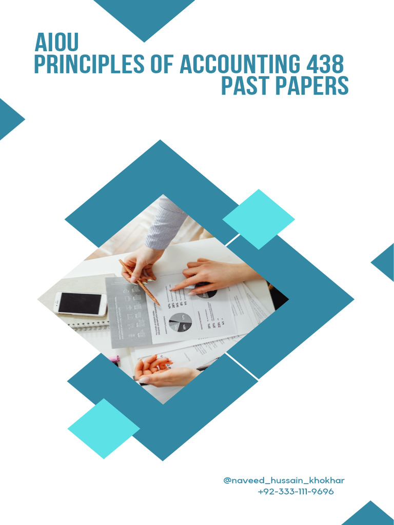 Aiou Principle of Accounting Course Code 438 Past Papers | PDF