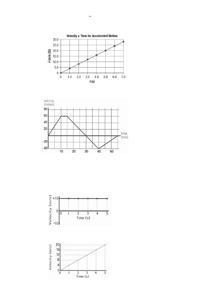 4 Graphing Acceleration | PDF