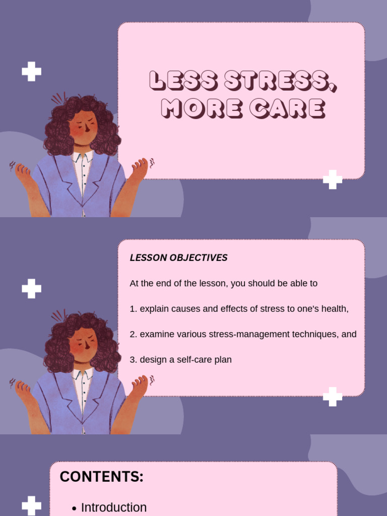 UTS Less Stress More Care. ppt2 | PDF | Stress (Biology) | Mental Health