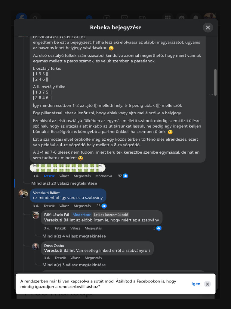Máv Üléslogika Magyarázat | PDF
