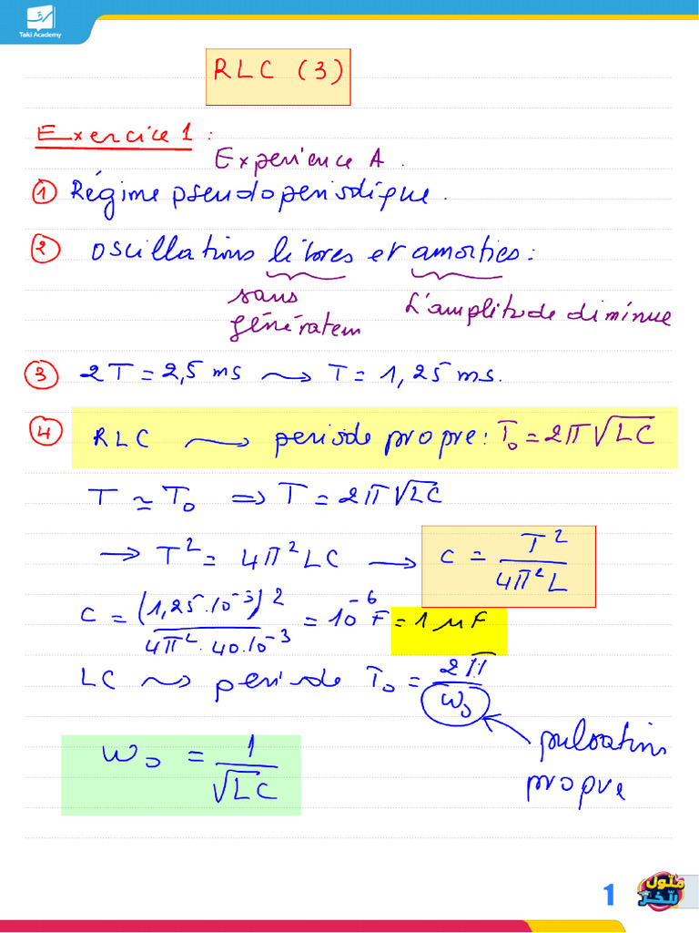 6750b1fc7cd97 - Corrigé - RLC Libre | PDF