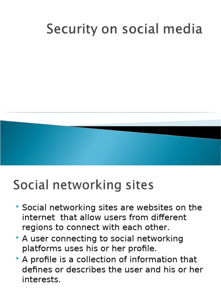 Social Networking Safety Tips for Parents | PDF