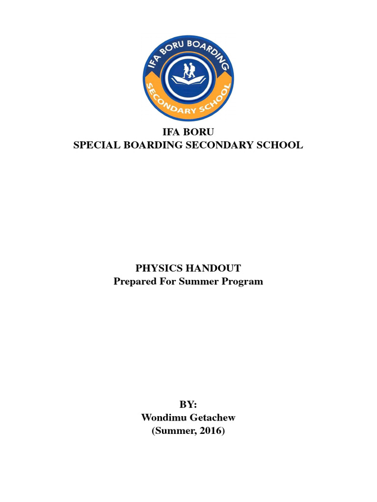 Physics brief handout-Simple Machines | PDF | Lever | Machines