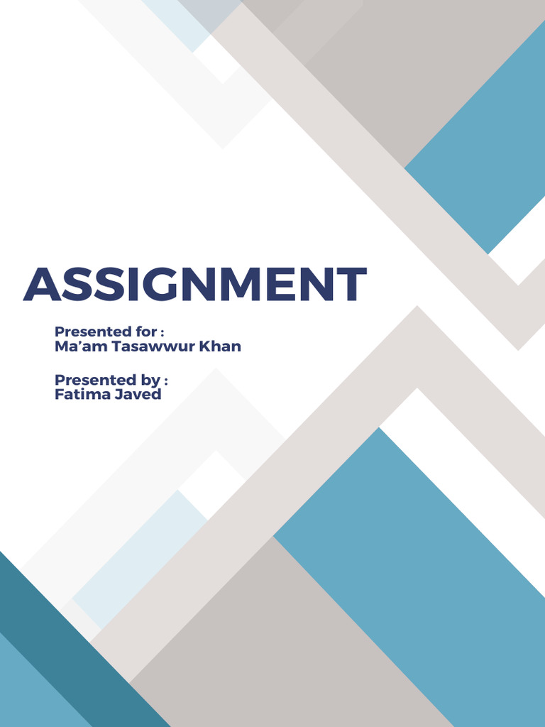 Fatima Assignment Merged | PDF | Science