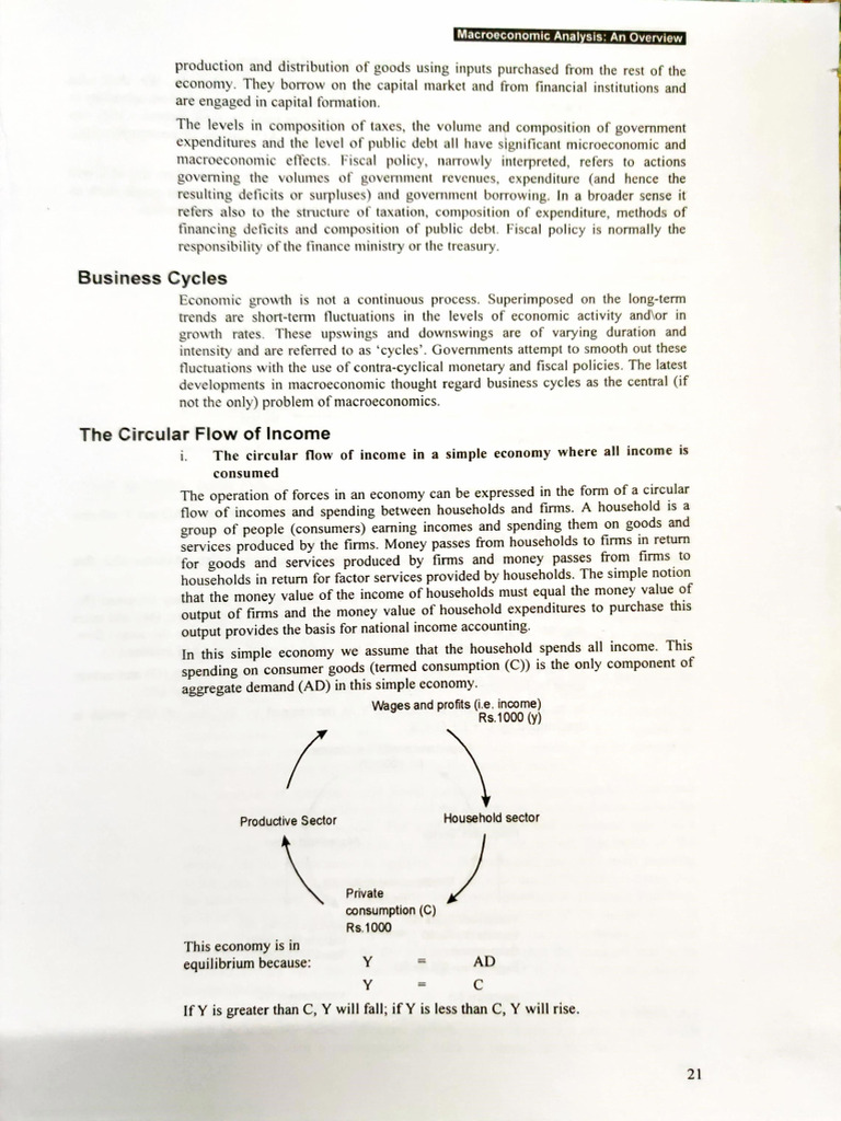 Introduction 1 - Circular Flow of Income | PDF | Measures Of National Income And Output | Income