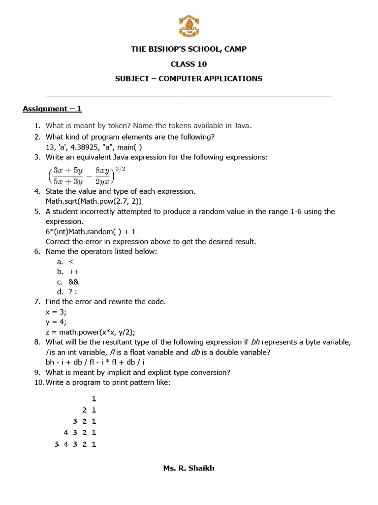 Java Programming Assignments | PDF | Computer Programming | Software Engineering
