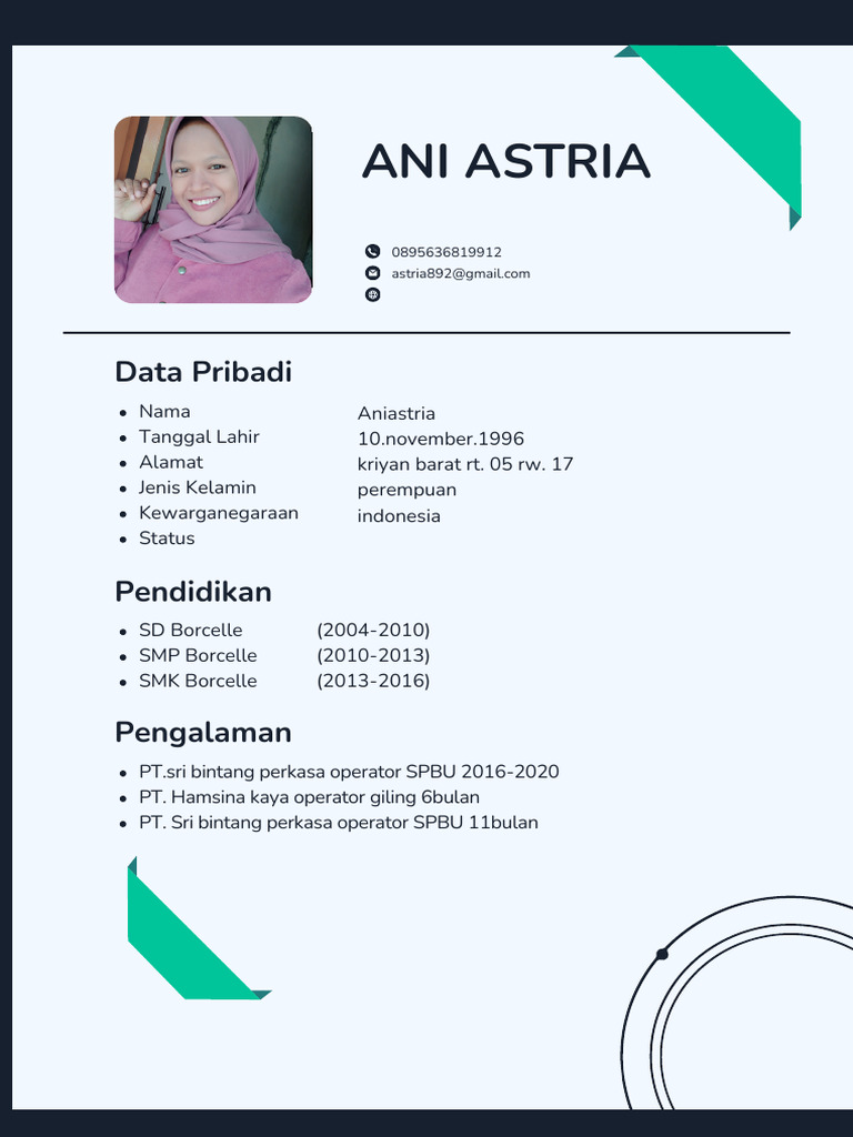 PT.sri bintang perkasa operator SPBU 2016-2020 PT. Hamsina kaya ...