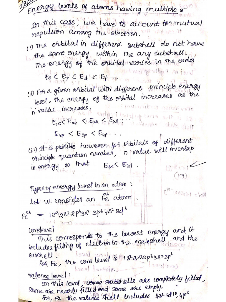 (PES)photoelectron spectroscopy | PDF