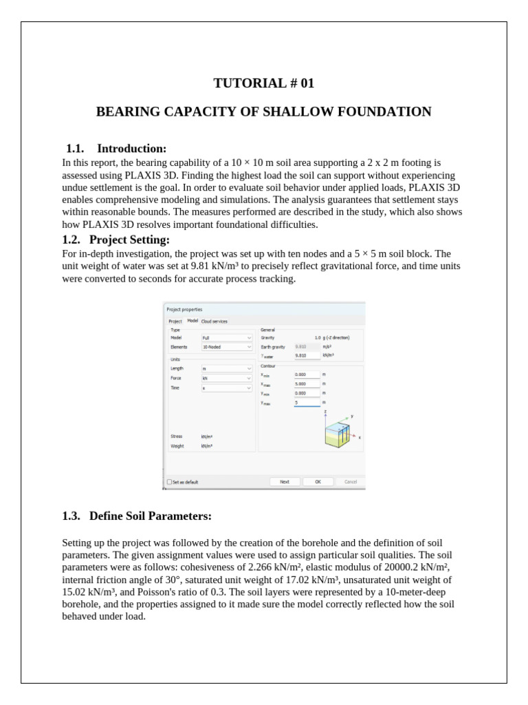 Tutorial | PDF | Deep Foundation | Bending
