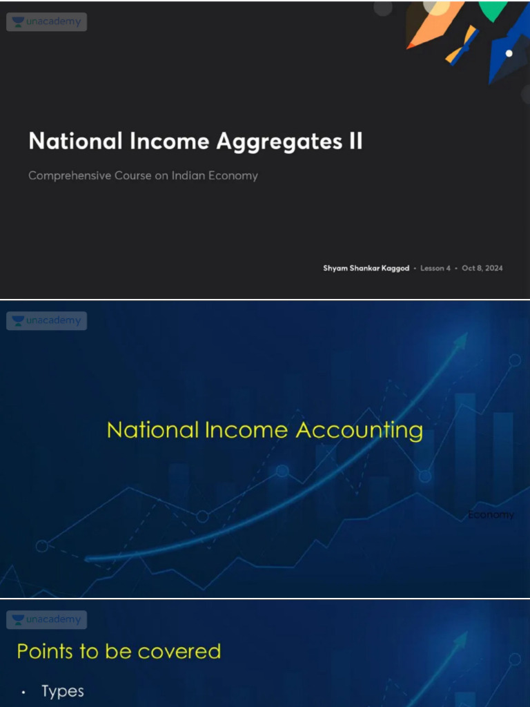 National - Income - Aggregates - II - No - Anno L | PDF