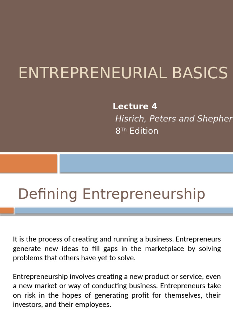 Entrepreneurship Basics Lec 4 28112024 101606am | PDF ...