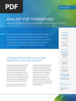 A10 Networks – Thunder ADC Data Sheet | PDF | Load Balancing (Computing) | Domain Name System