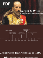 Sergei Witte's Economic Reforms in Russia | PDF | Russian Empire | Rail ...