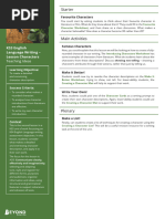 My Favourite Character Worksheet | PDF | Self-Improvement