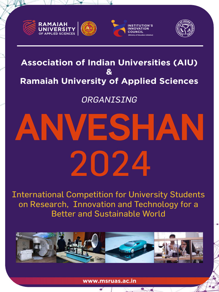 Anveshan 2024 Brochure | PDF | Innovation | Creativity