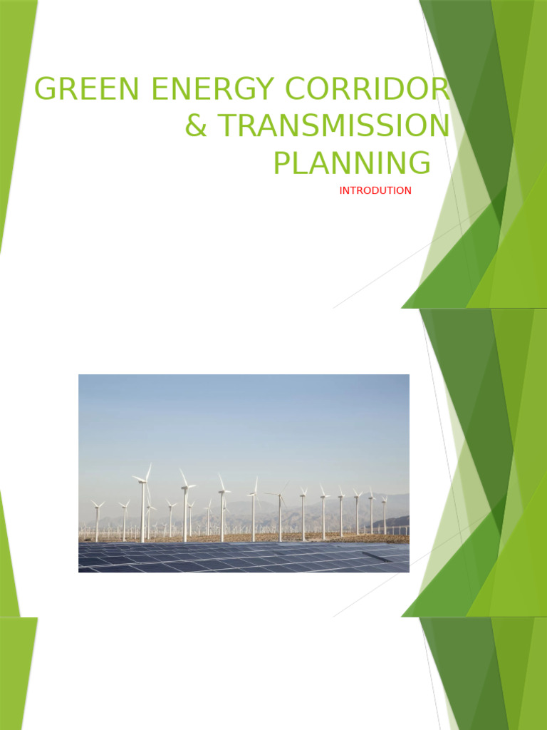 Green Energy Corridor Overview and Impact | PDF | Renewable Energy ...