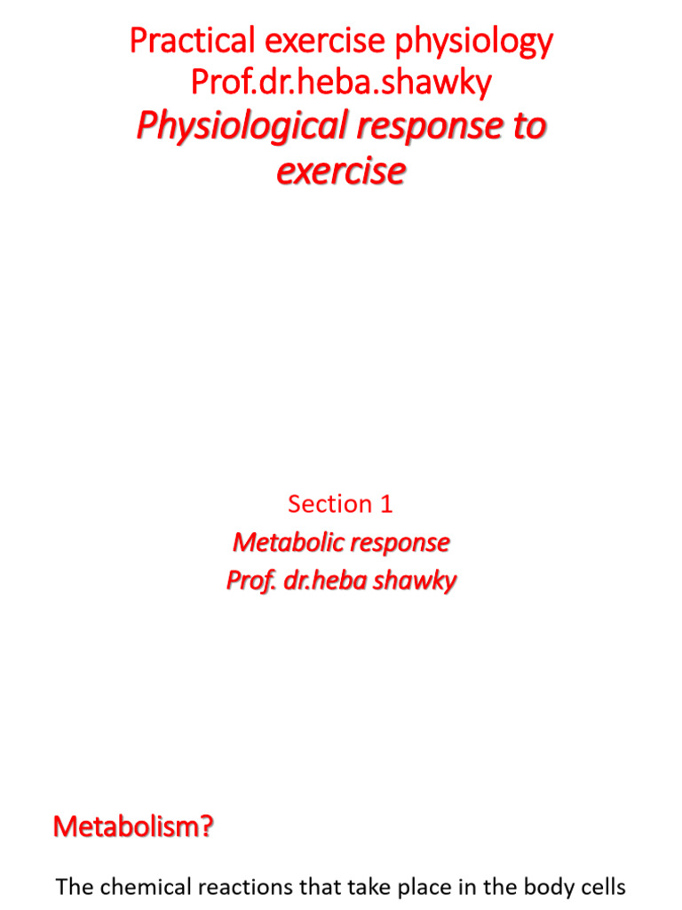 Practical Excercise Physiology Prof - Dr.heba Shawky-1 | PDF | Blood Pressure | Diastole