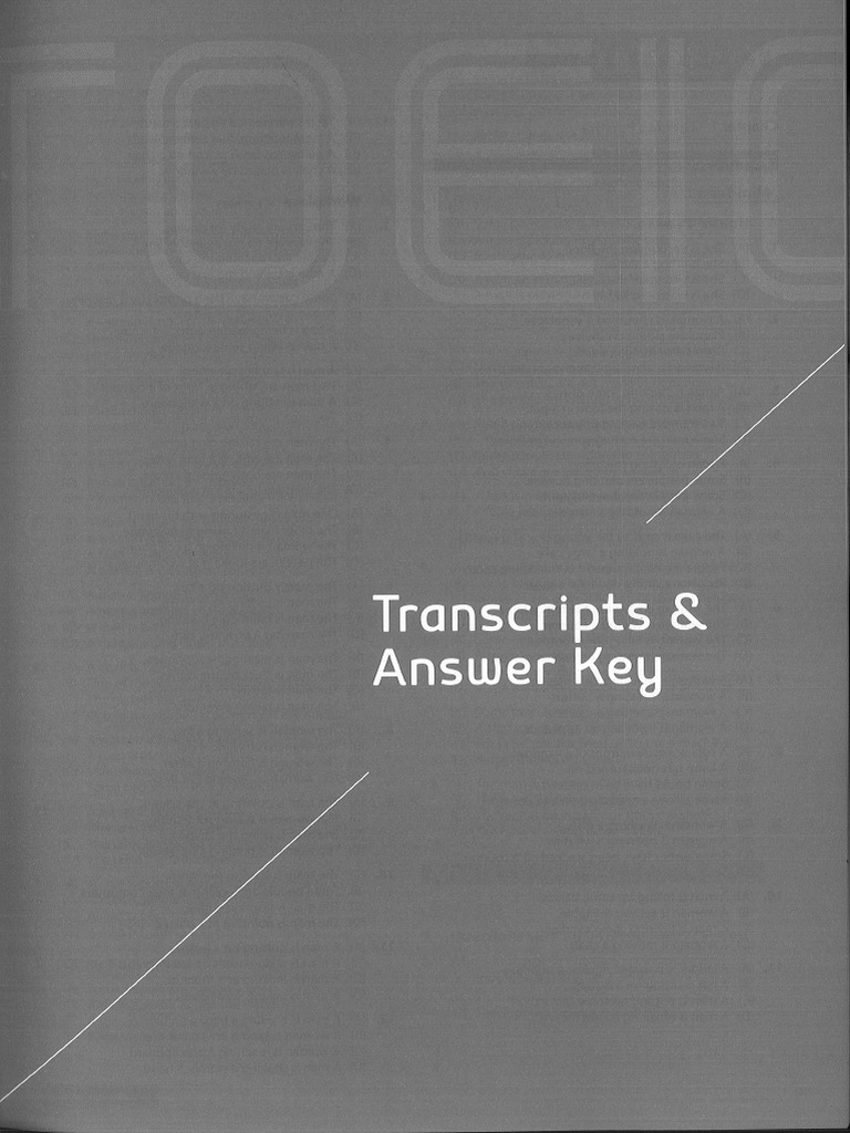 Taking The Toeic 1-Cut | PDF