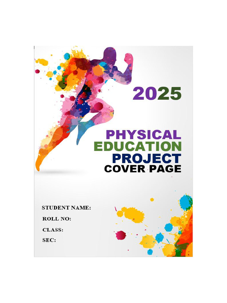Physical-Education-project-cover-page-1 | PDF