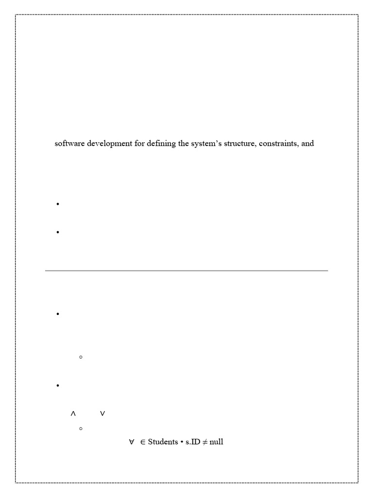 Formal Method in SE | PDF | First Order Logic | System