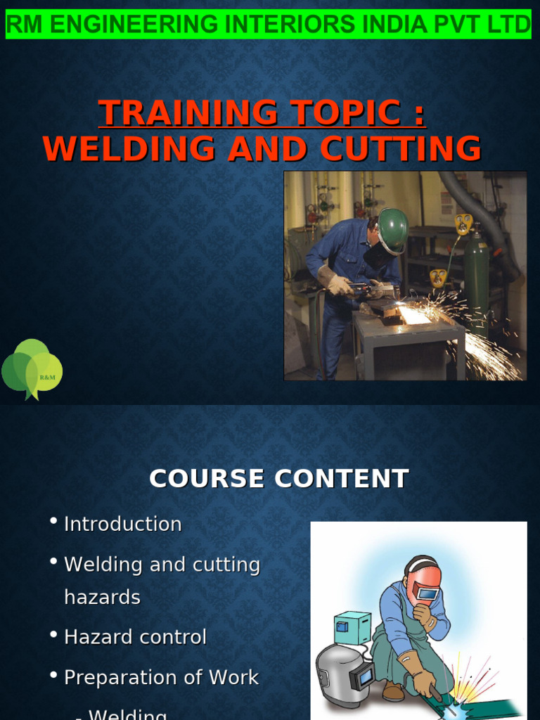 Welding and Cutting - R&M | PDF | Welding | Construction