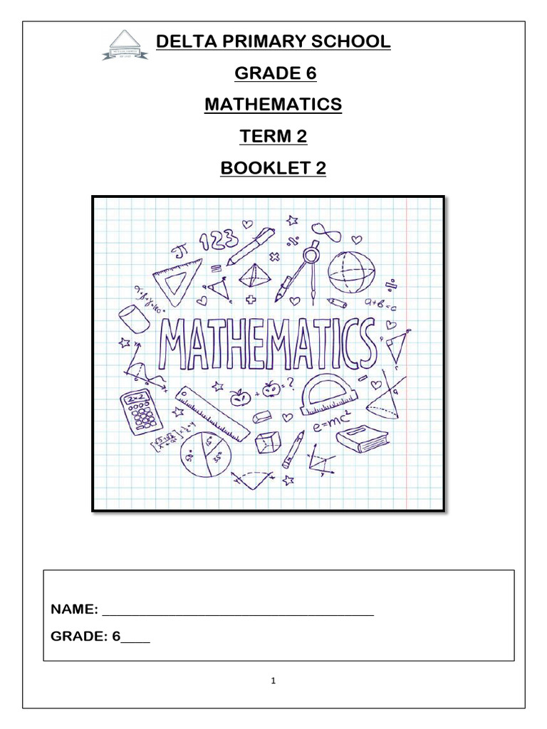 Grade 6 – Mathematics Workbook Term 2 No 2 | PDF | Rectangle | Shape