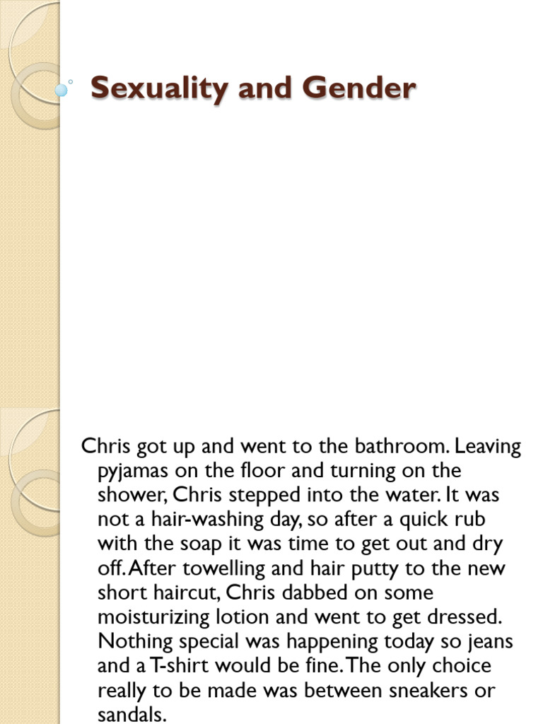 Sexuality and Gender | PDF | Gender | Gender Studies