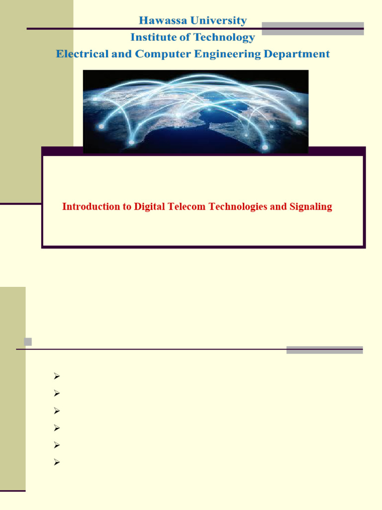 Digital Hierarchy Technologies 3 | PDF | Computer Science | Telecommunications Engineering
