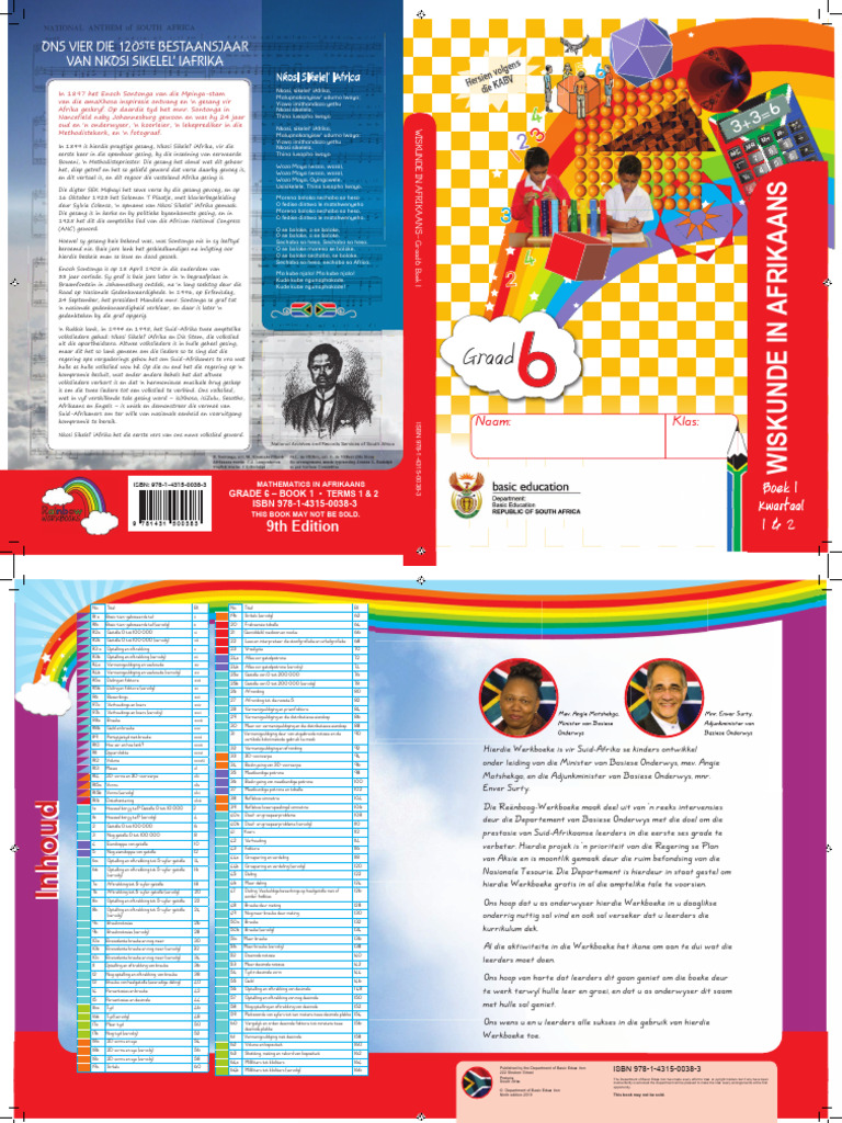 Math AFR Gr6 B1 | PDF